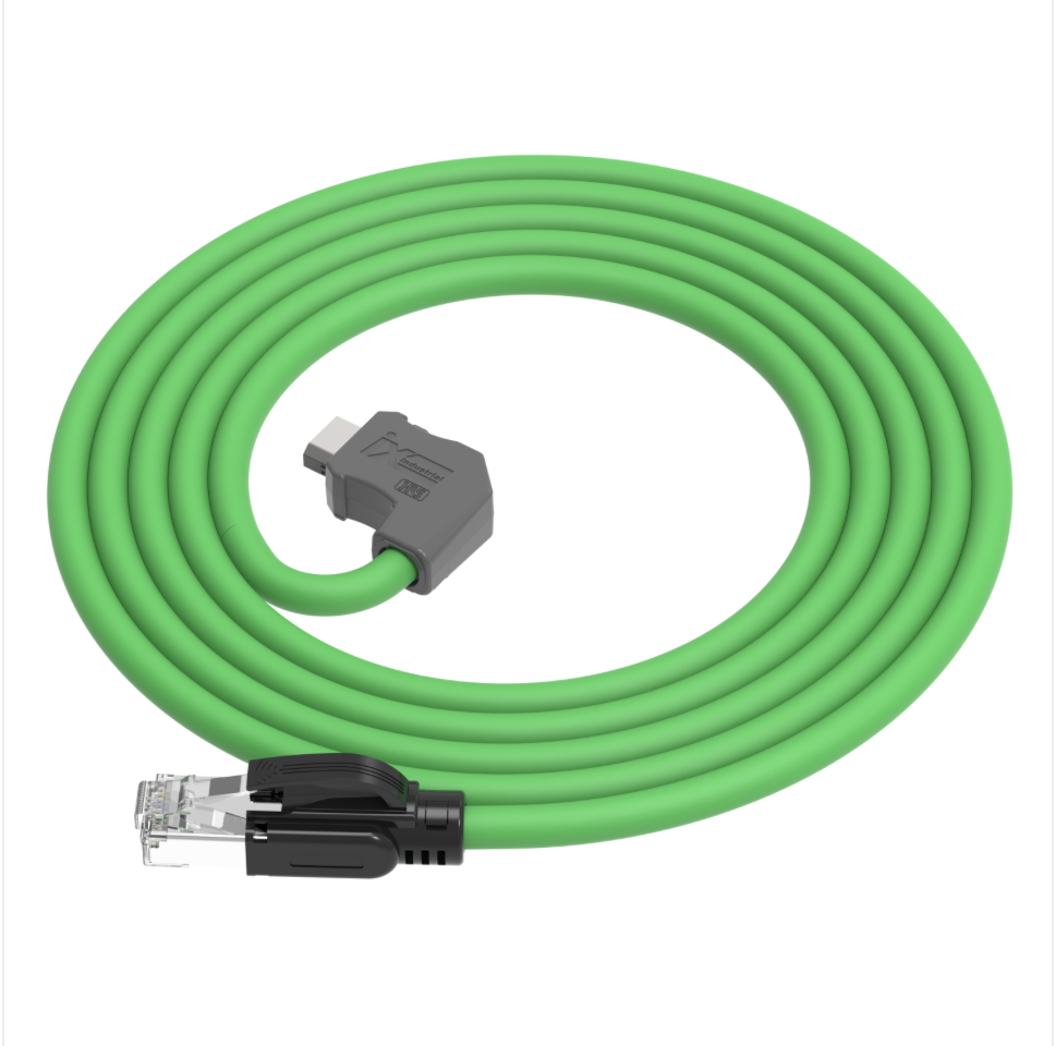 IX Industrial CAT6A Ethernet Cable | ix A-Key to RJ45 | PUR