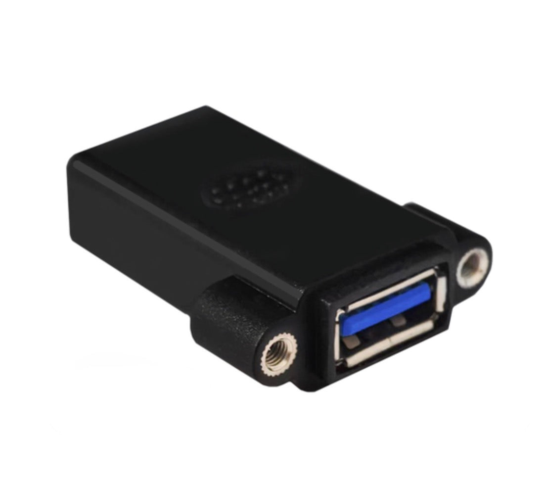 USB 3.0 Screw Mounted Coupler | USB Type A Female to Female Adapter