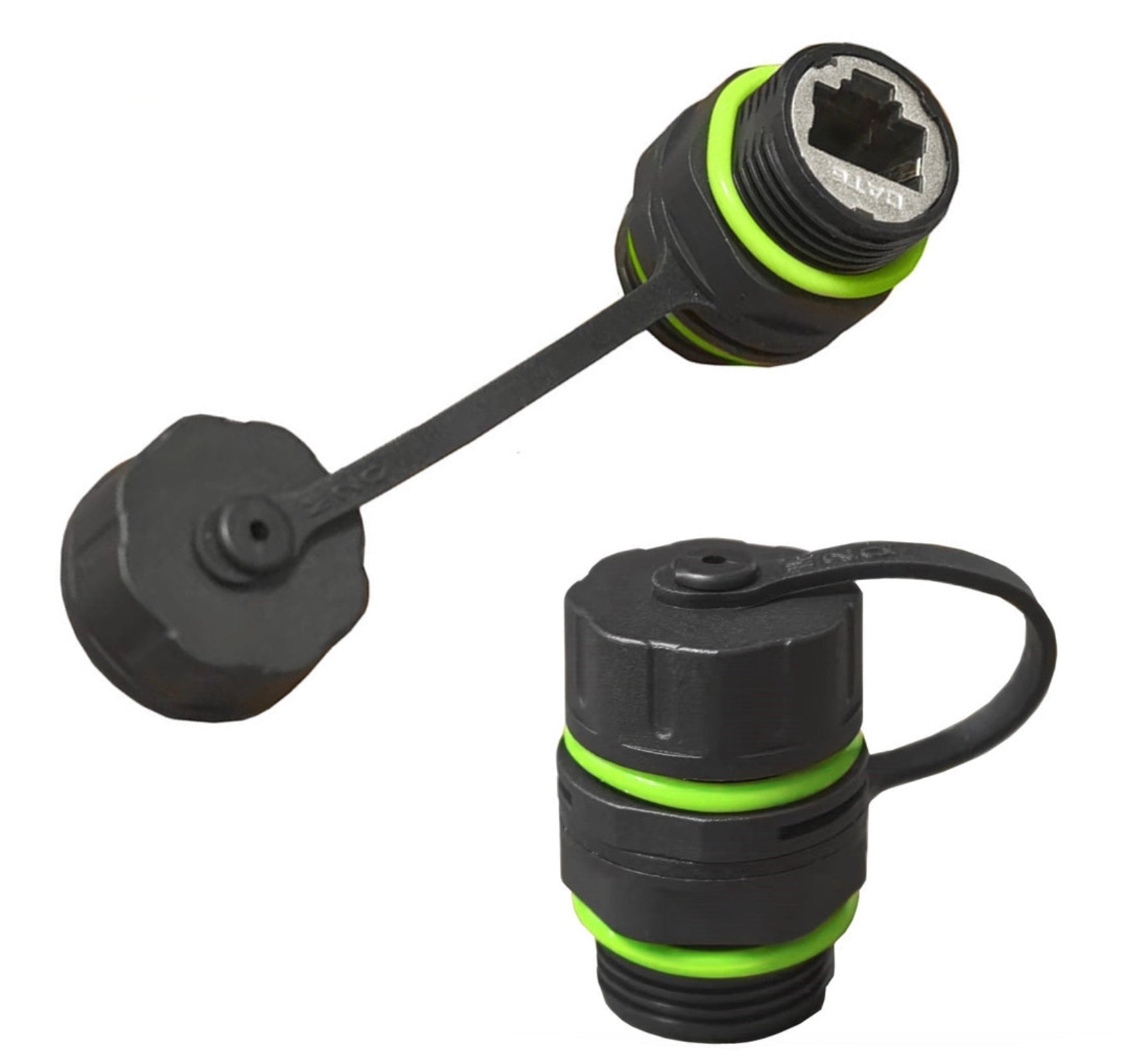 Cat6 Network Connector, M20 RJ45 Waterproof Female to Female Adapter