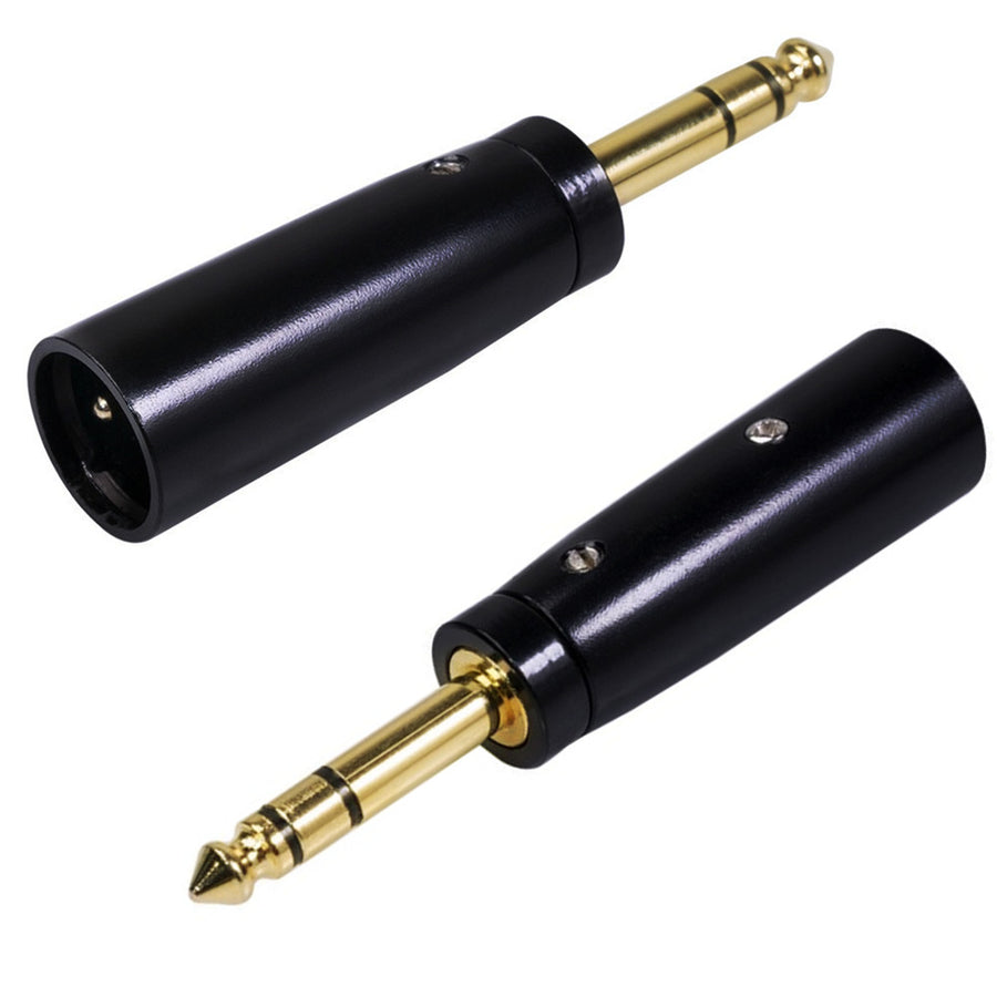 6.35mm TRS Male to XLR Male Stereo Balanced Audio Connector for Mixer,