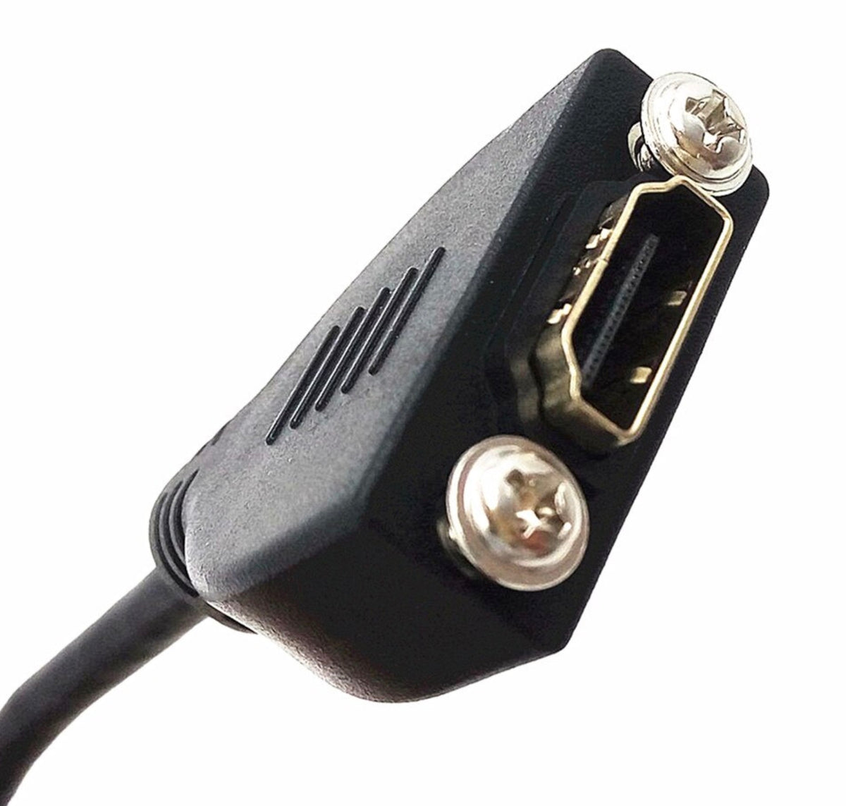 Micro HDMI Male to HDMI Female Panel Mount Extension Cable 4K 60Hz 0.5