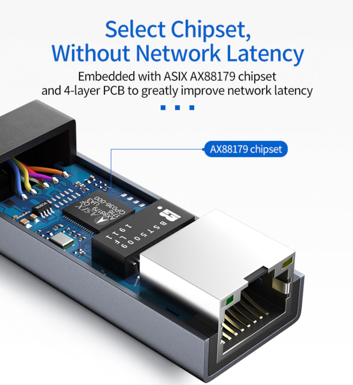 USB 3.0 to Gigabit RJ45 Ethernet Adapter Converter